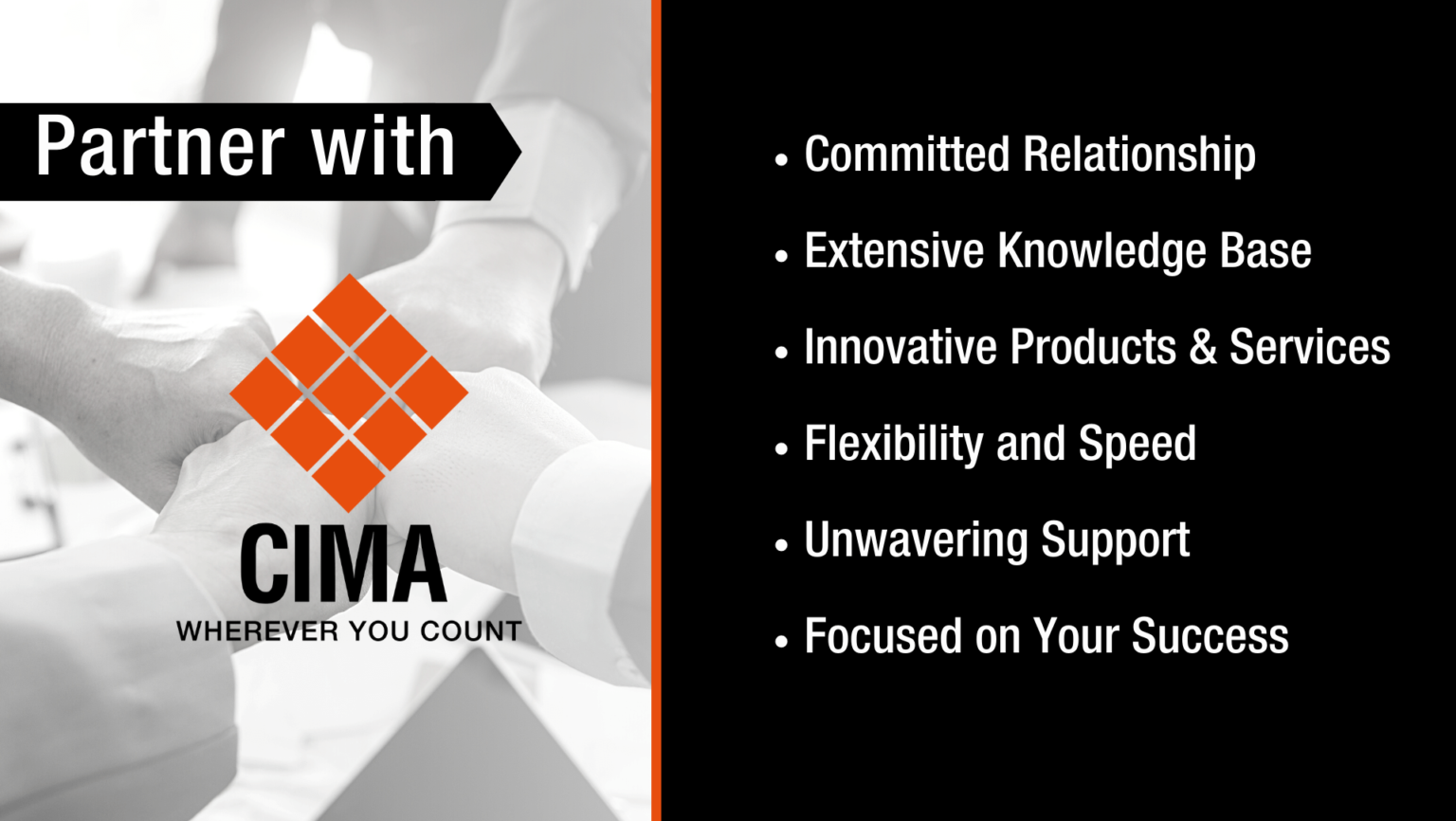 Partner with CIMA - CIMA